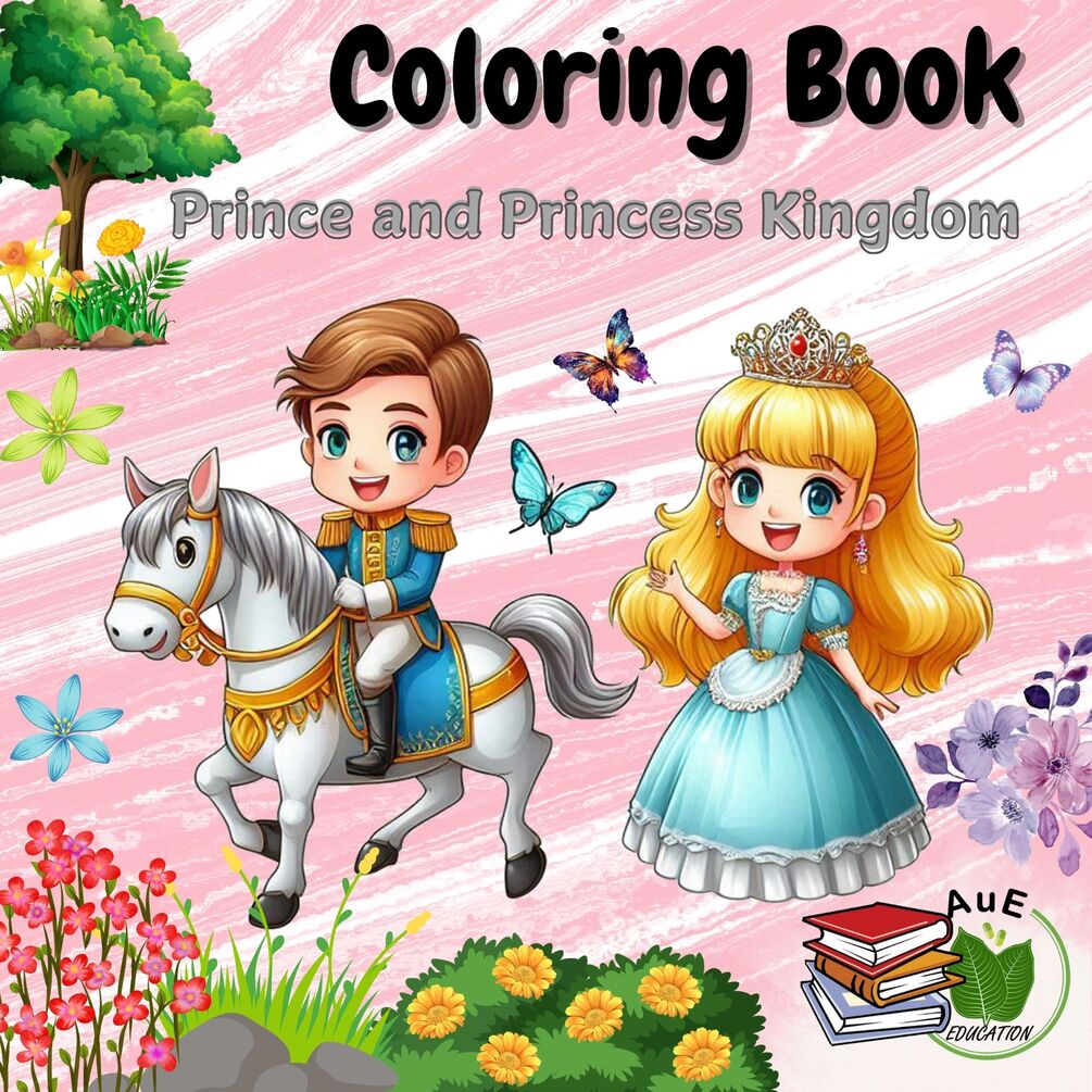 Coloring Book: Prince and Princess Kingdom