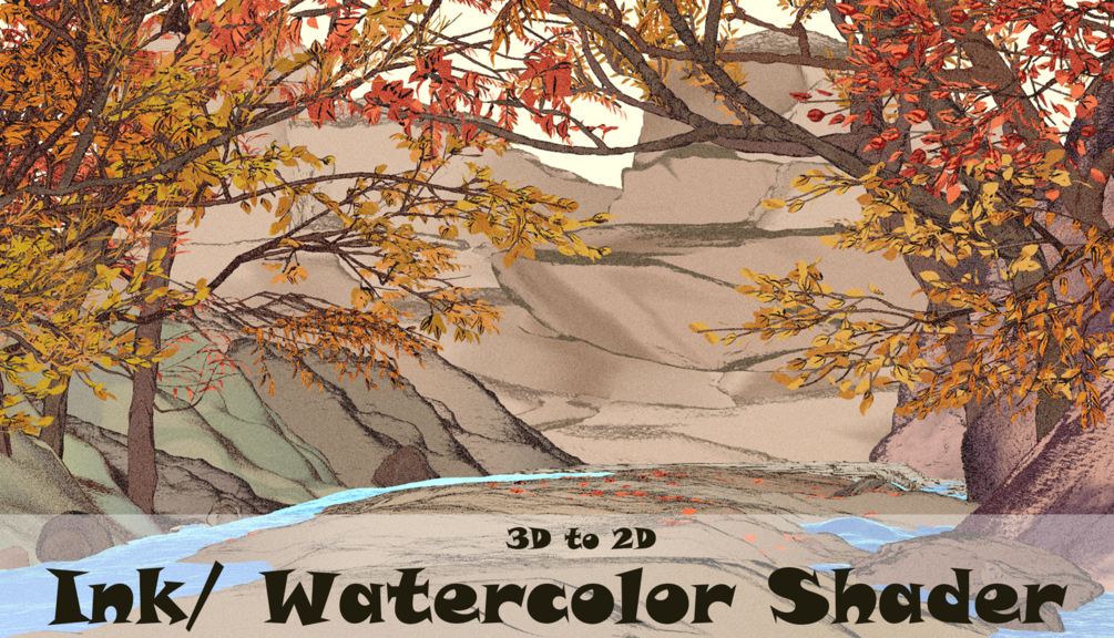 Houdini Ink / Watercolor Shader