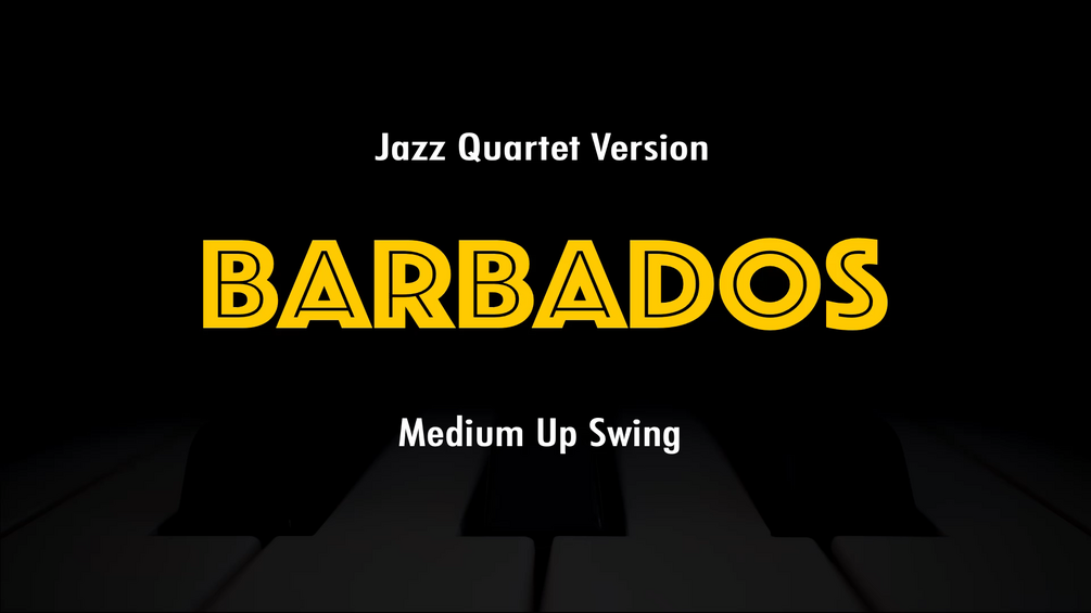 Barbados (Medium Up Swing) | Jazz Standard Practice Backing Track