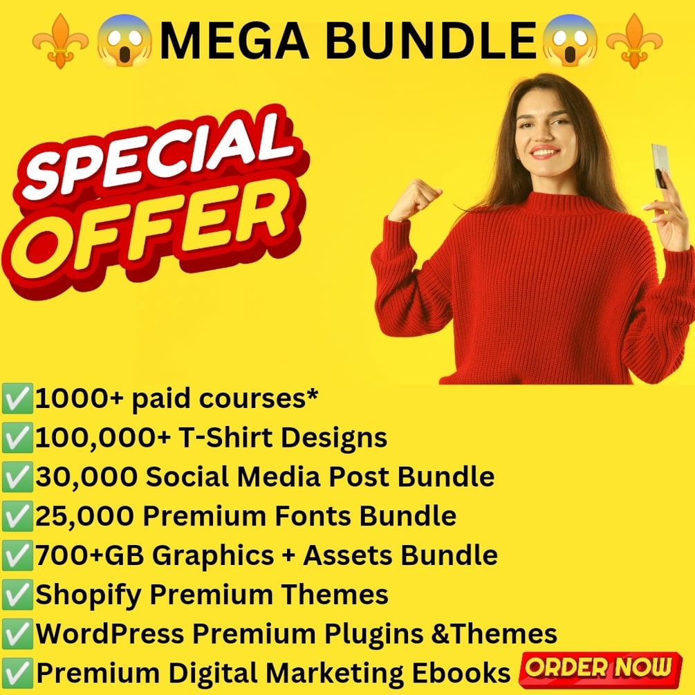 😱MEGA BUNDLE😱 1000+ Paid Bundles