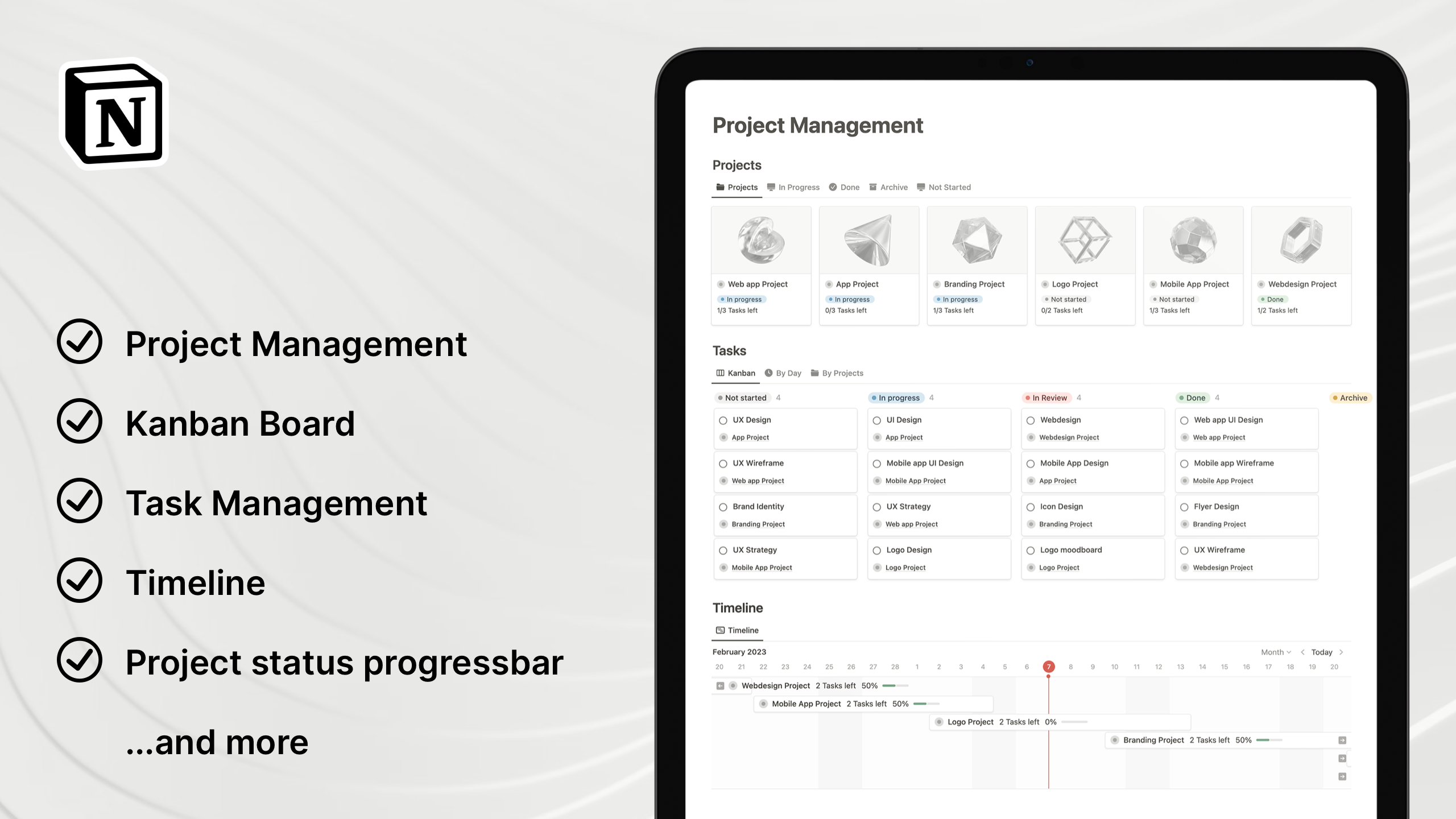 Notion Project Management for Free - Notion Circles