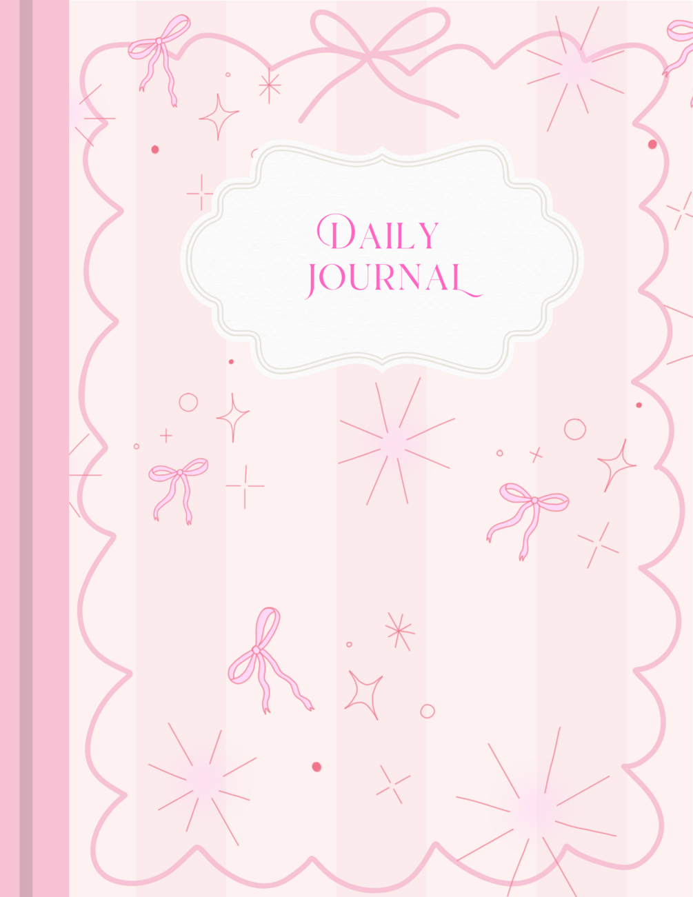 "Sweet Notes" Daily Journal-Notebook