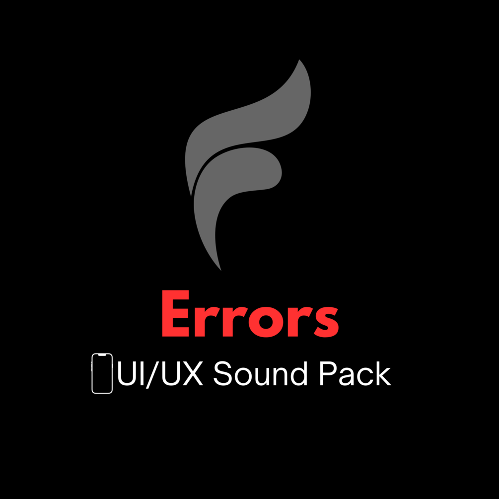 App Error Sounds UI/UX Soundpack
