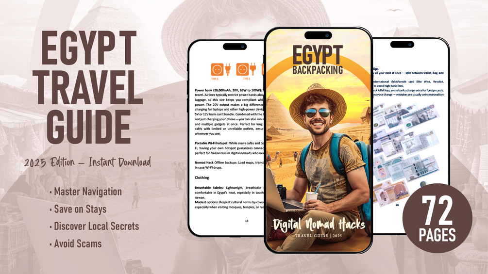 Egypt Backpacking & Digital Nomad Hacks: Travel Guide to Master ...