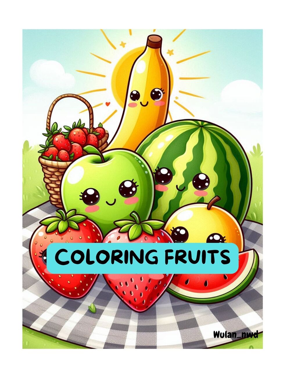Fruits Coloring Book – Fun & Educational Activity for All Ages!