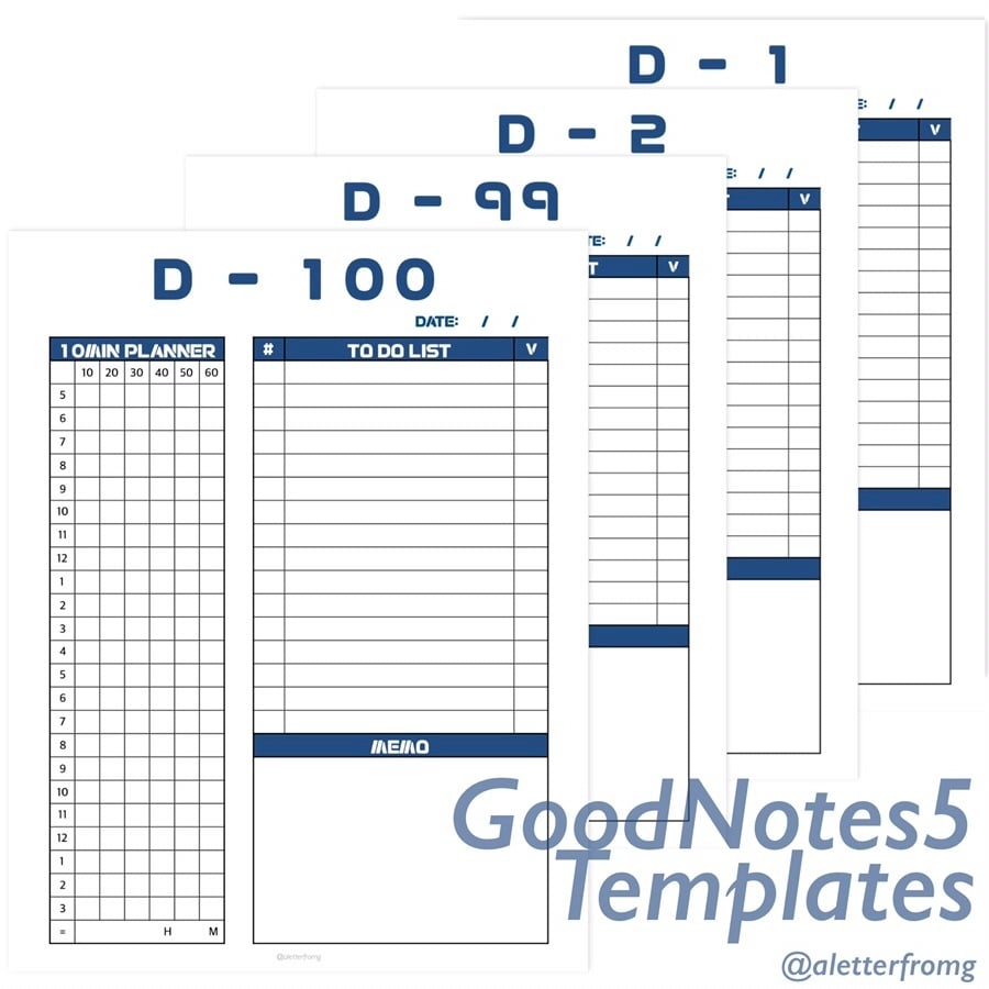 For Everyday Use: 100 Days Study Planner.pdf 매일 쓰는 100일 플래너