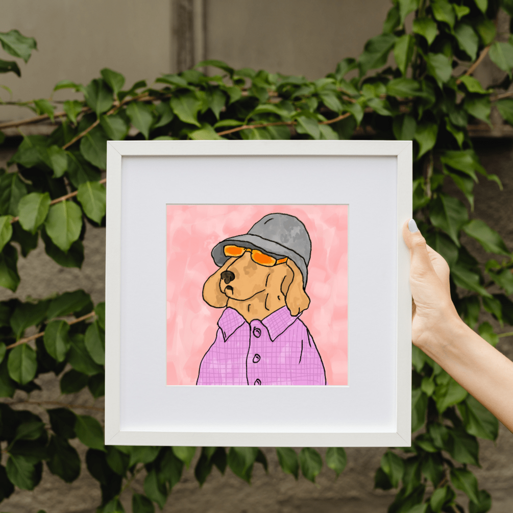 Cool Dawg Digital Art - Wall Art | Digital Download