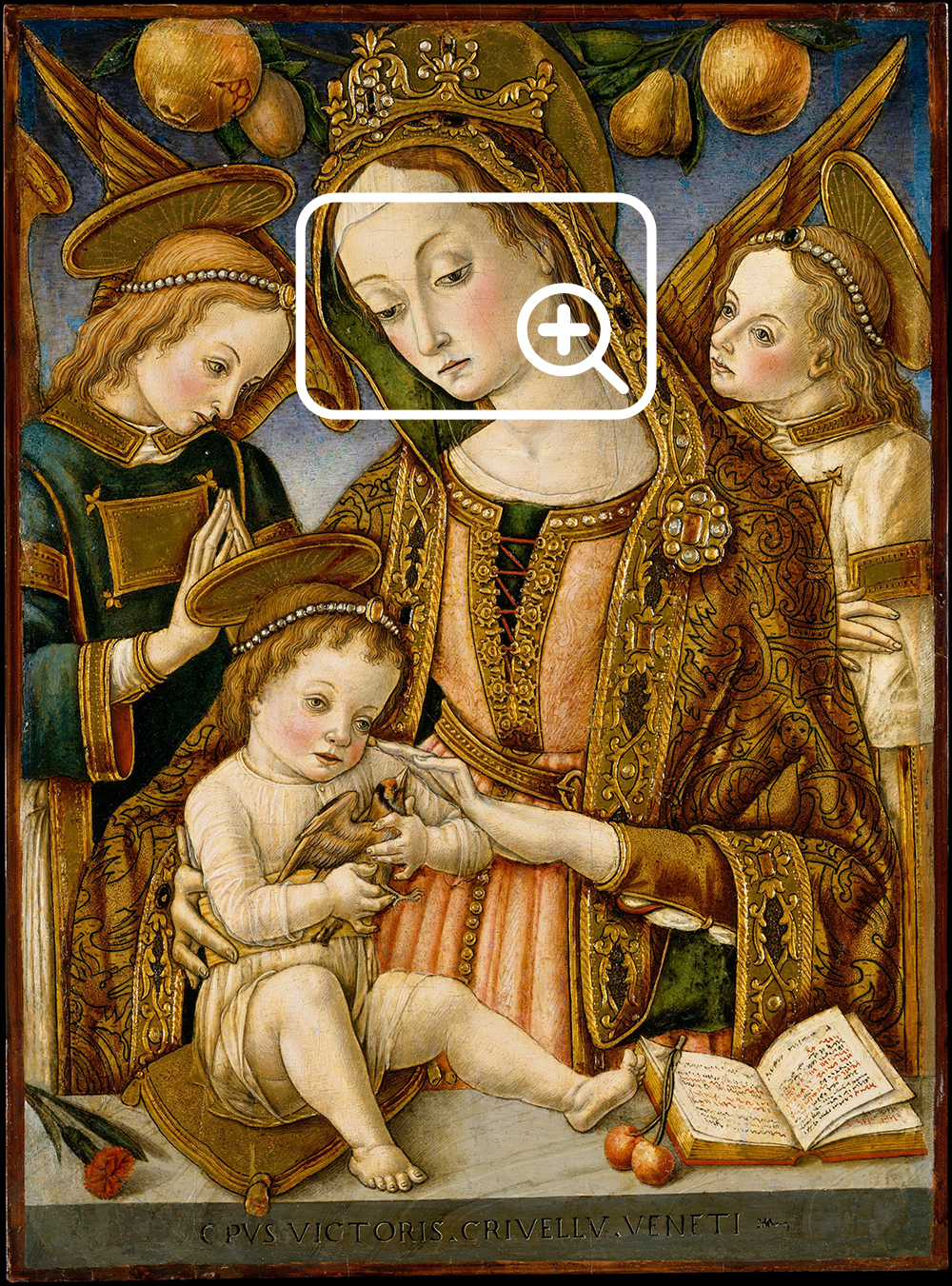 141 digital images of Carlo Crivelli & Vittorio Crivelli paintings, people landscape still life ...