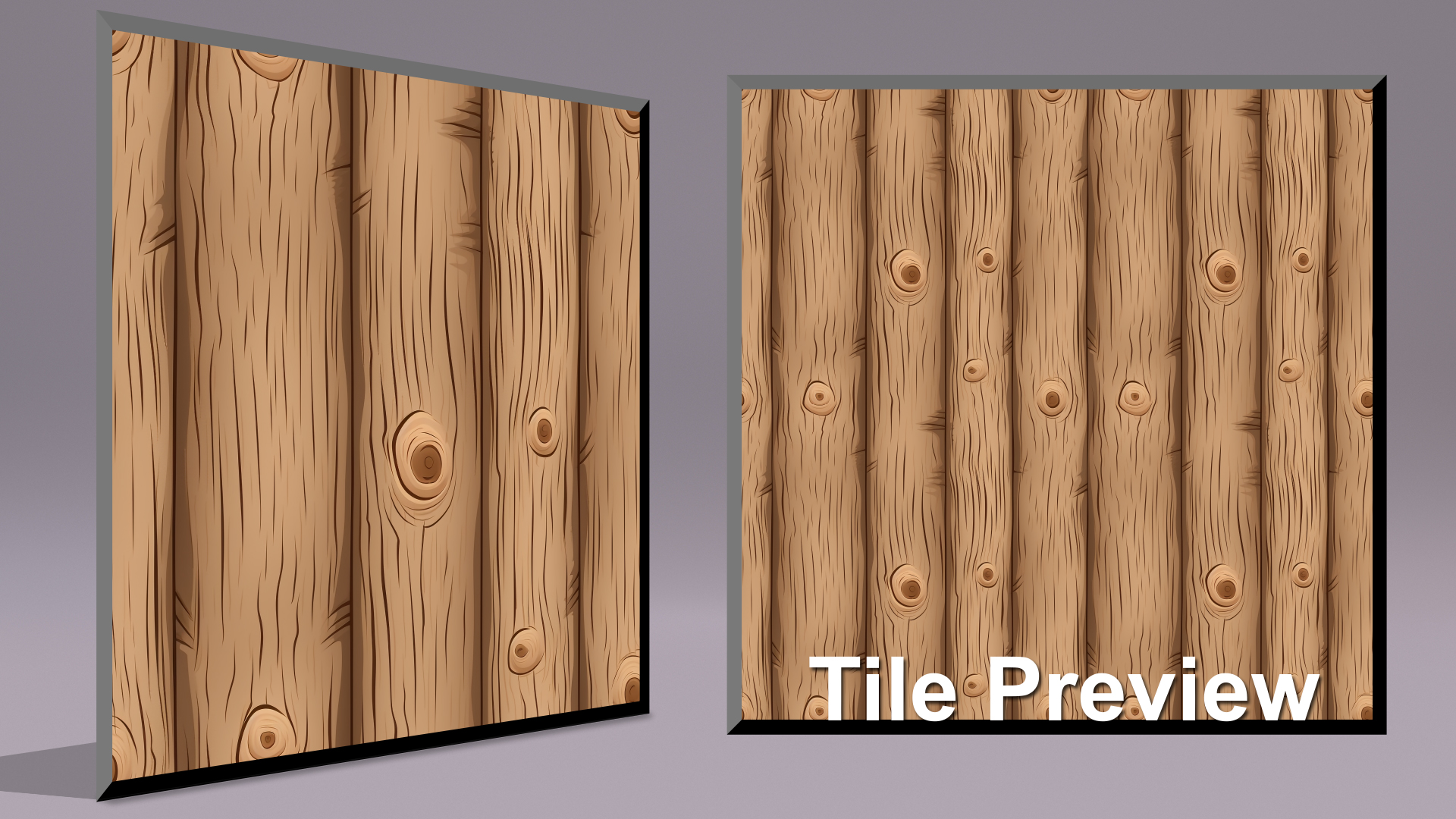 Cartoon Wood Textures Pack 15 - 10x PNG