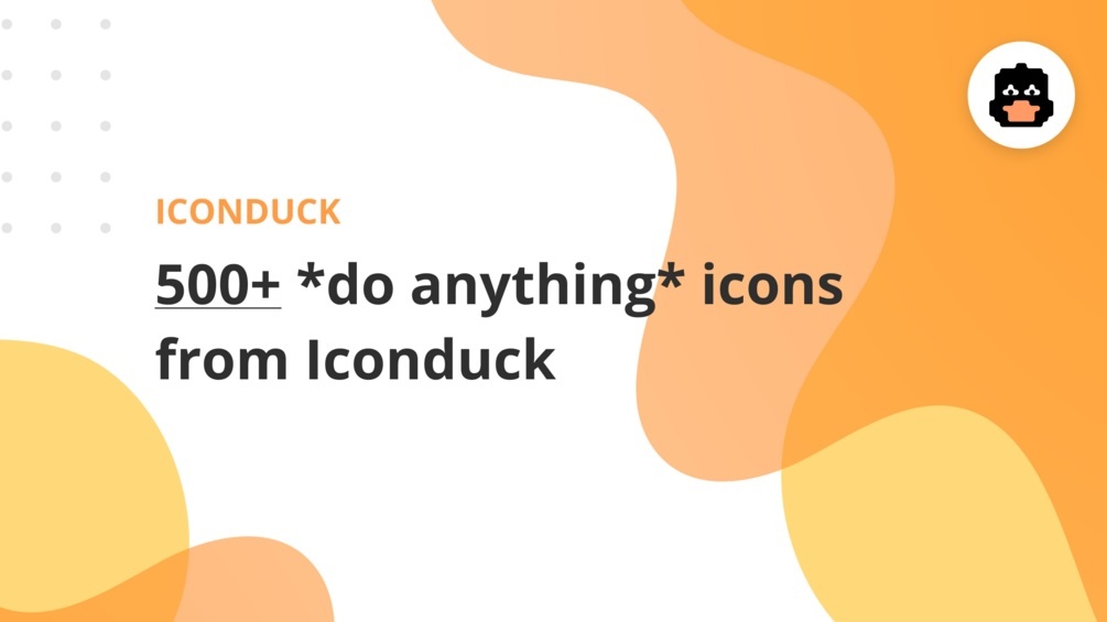 Iconduck: 500+ *do anything* icons: $39