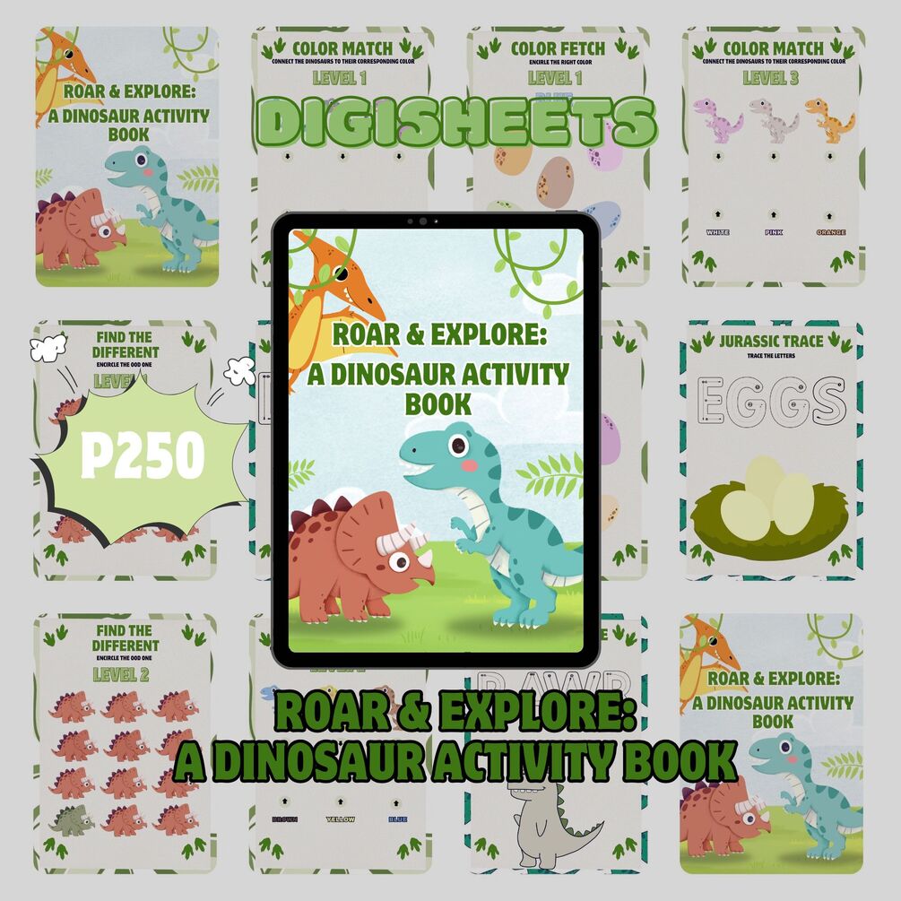 ROAR & EXPLORE: A DINOSAUR ACTIVITY BOOK