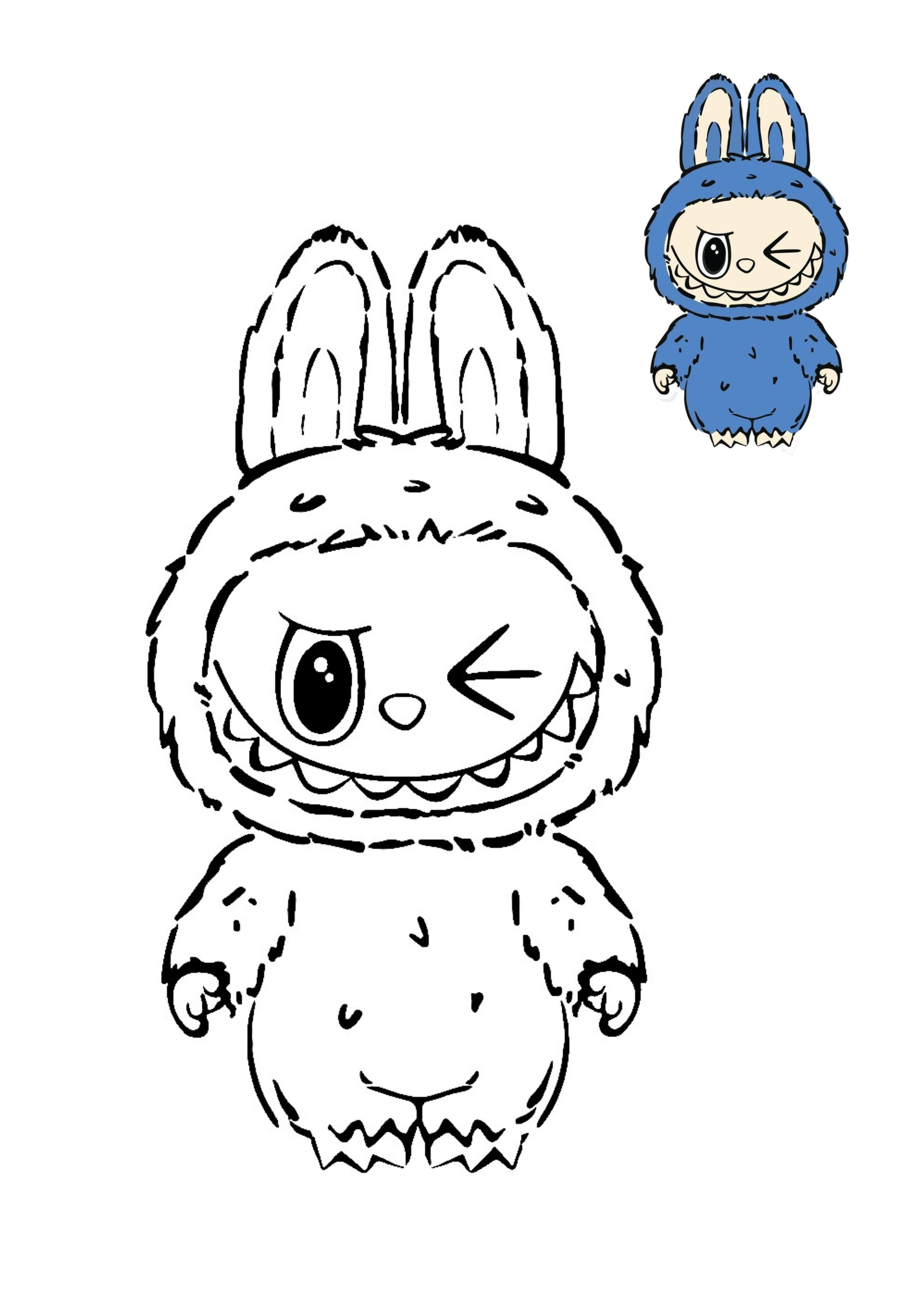 The Labubu Coloring Book