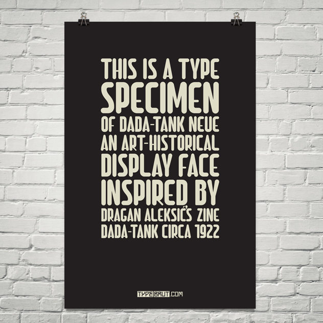 Dada-Tank Neue Poster