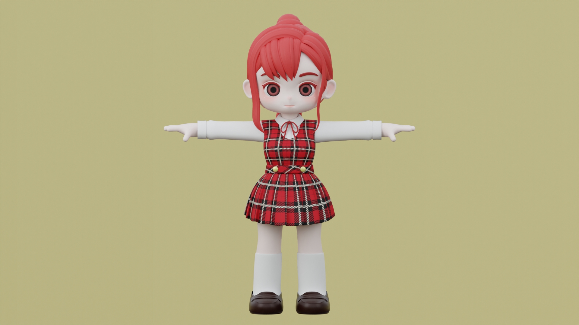 Chibi Japanese High School Girl