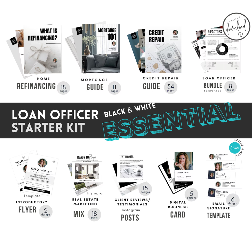 ESSENTIAL KIT — Complete Marketing Starter Kit for Loan Officers ...
