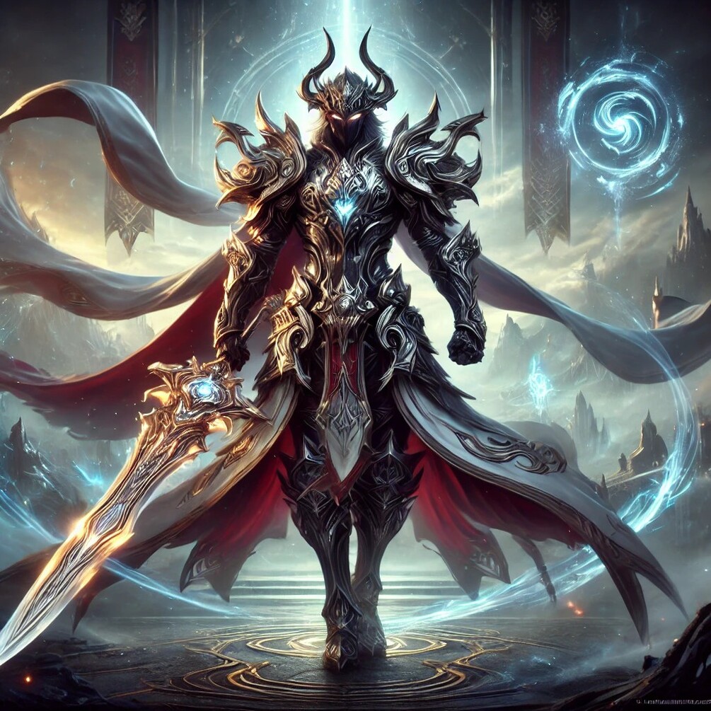 Legendary Warrior Avatar - High Quality Fantasy Art for Gamers and Creators