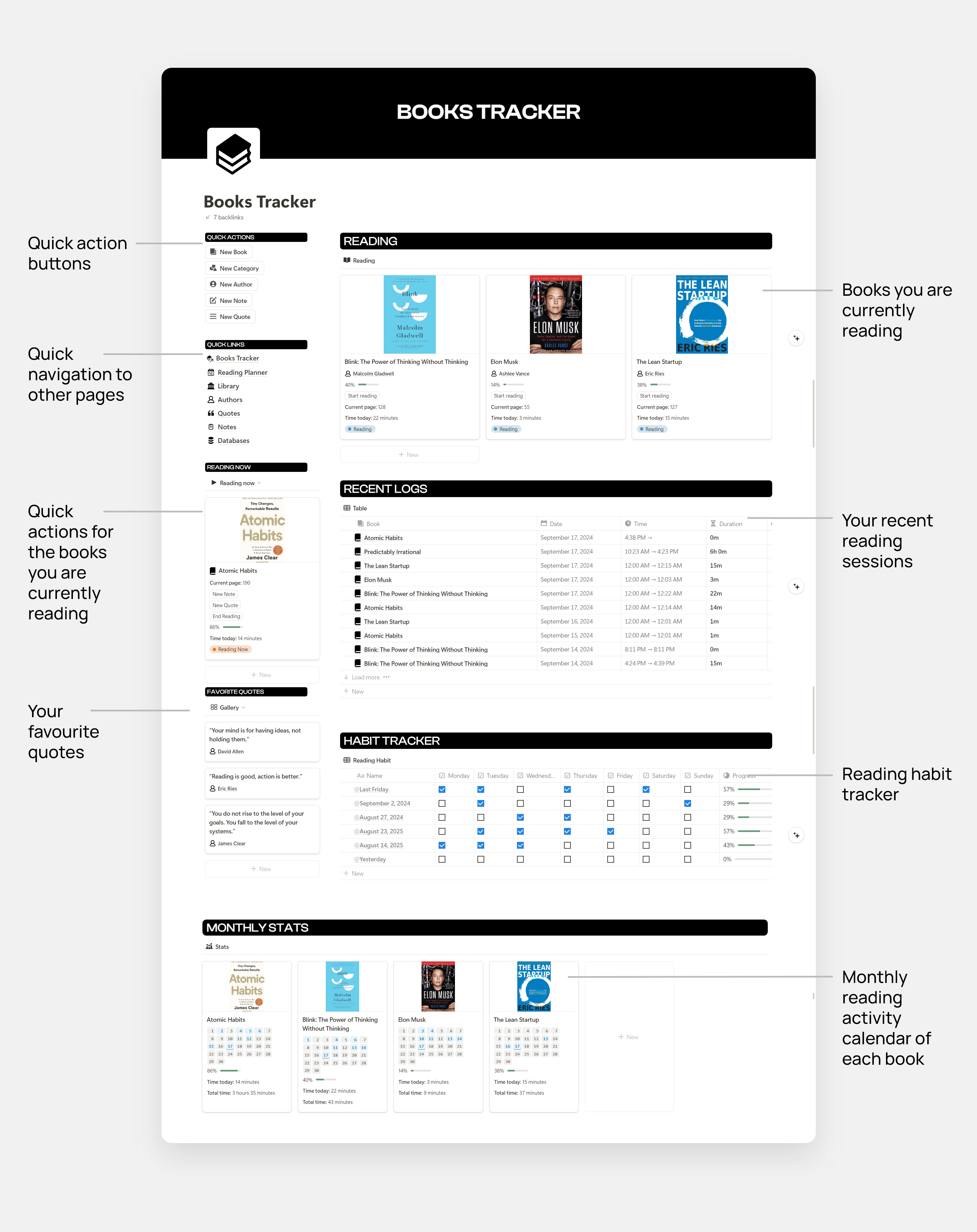 Ultimate Books & Reading Tracker - FilterGrade