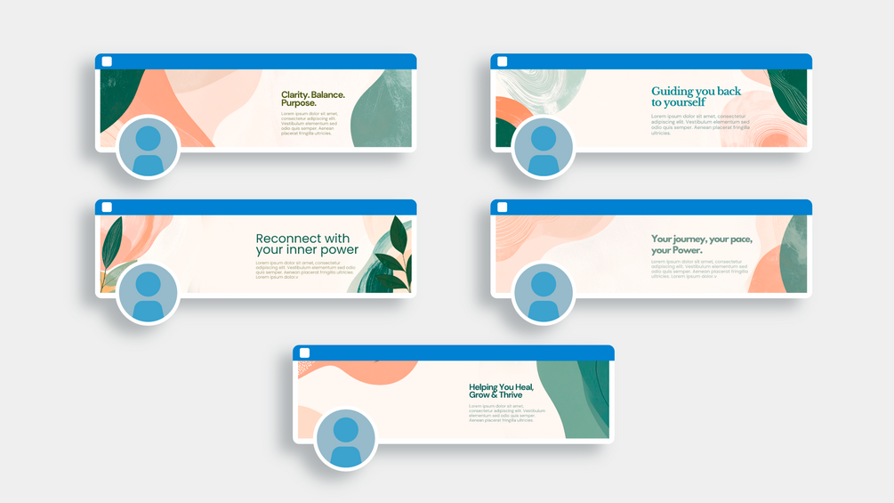 10 Editable LinkedIn Header Templates for Coaches & Wellness Brands_Vol 2