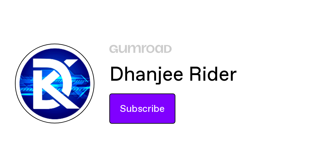 Dhanjee Rider