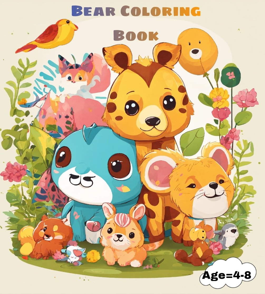 Bear Colouring Book