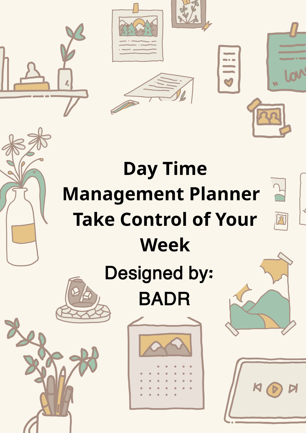 7 Day Time Management Planner Take Control of Your Week