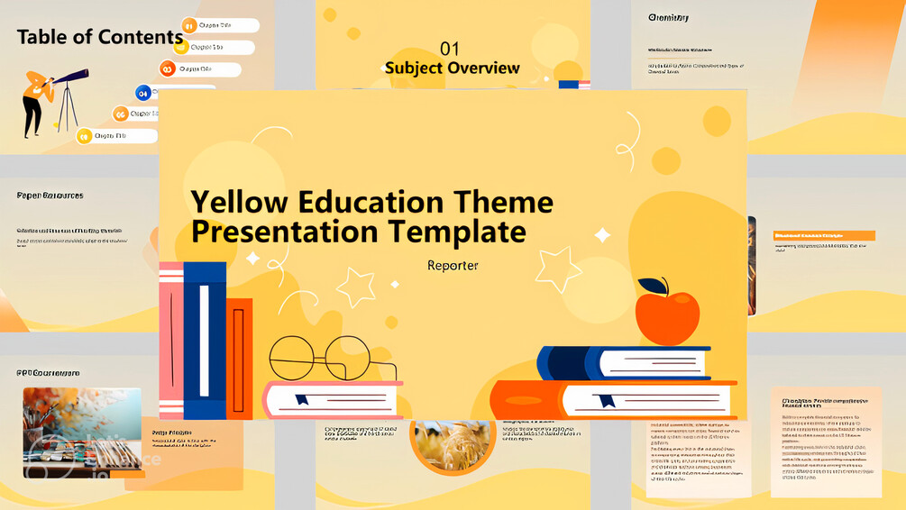 Educational PowerPoint Templates with full animation