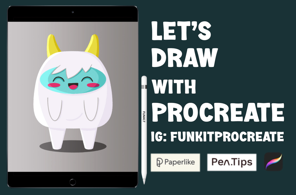 Cute Monster Procreate Tutorial