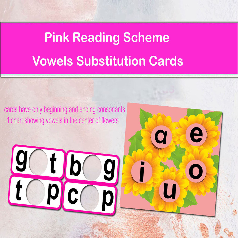 Montessori Pink Phonetic Language Series Bundle