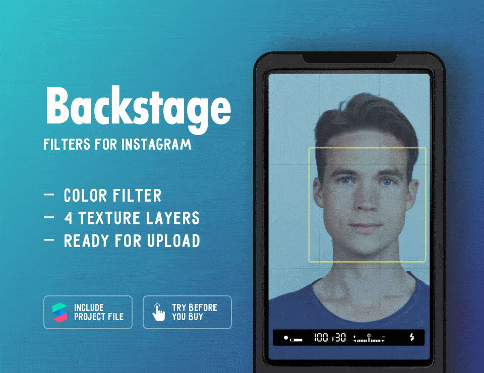 Filter «Backstage» for Instagram (Spark AR)