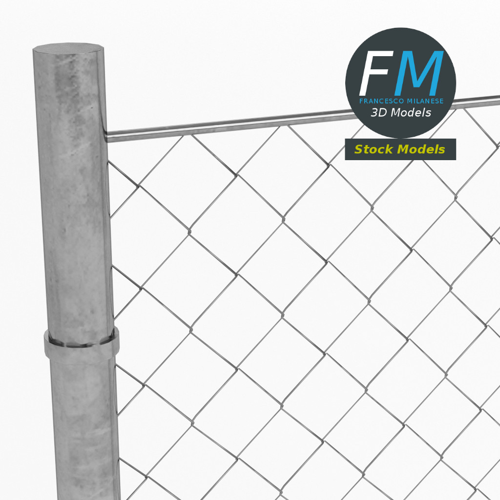 3D MODEL - Wire fence module