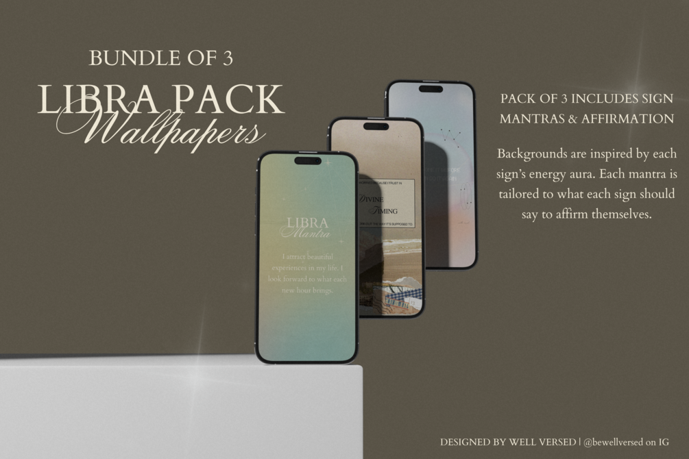 Libra Sign - 3 Pack Wallpapers