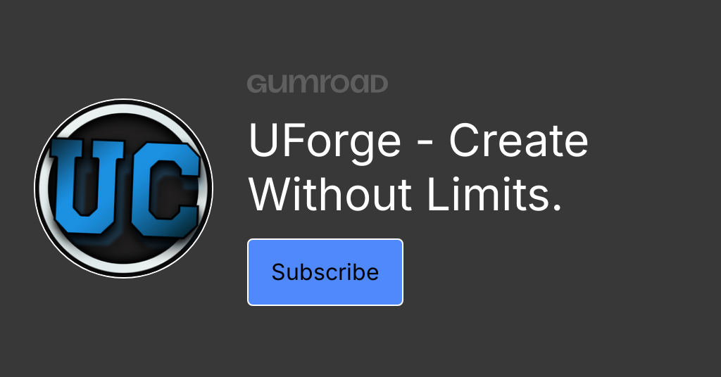 UForge - Create Without Limits.