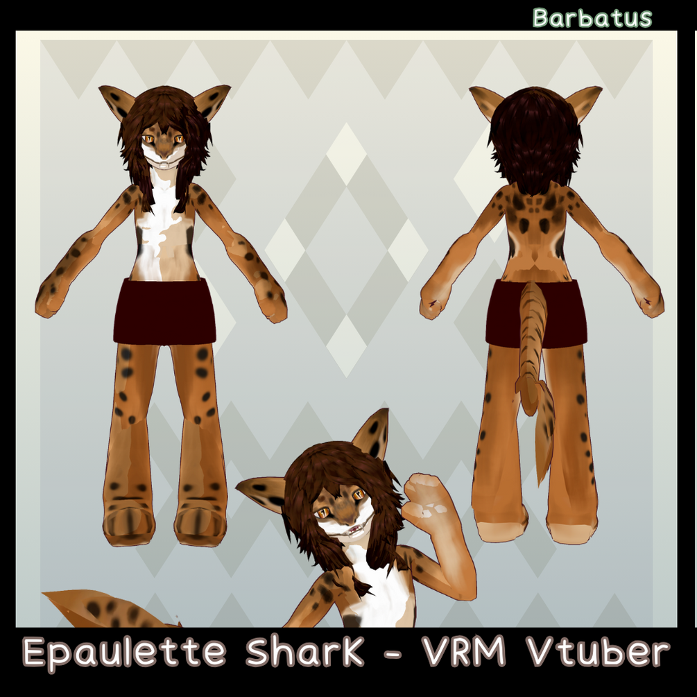 Epaulette shark VRM model