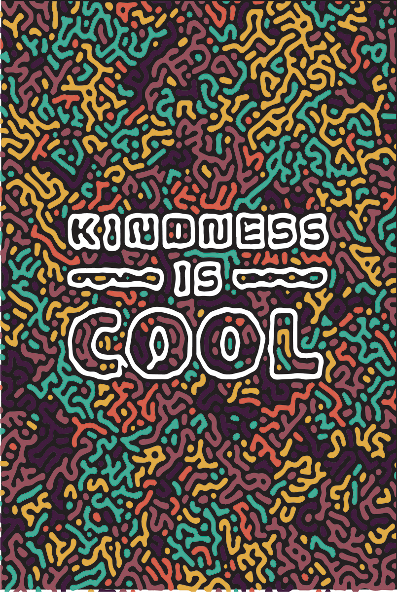 Kindness is Cool – Modern Motivational Wall Art (Digital Poster)
