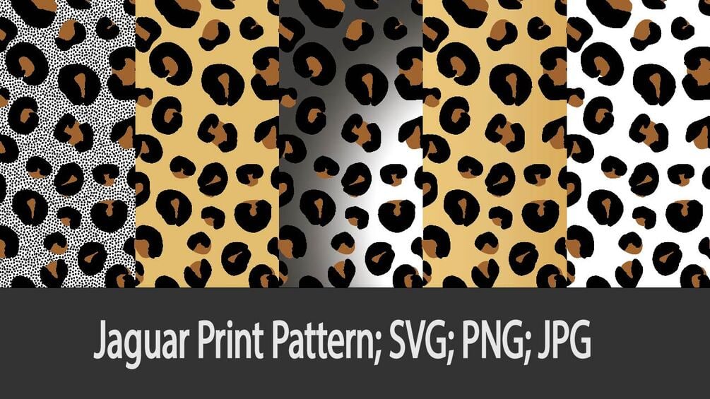jaguar Print Pattern SVG, Leopard Pattern, jaguar Pattern, jaguarSVG ...