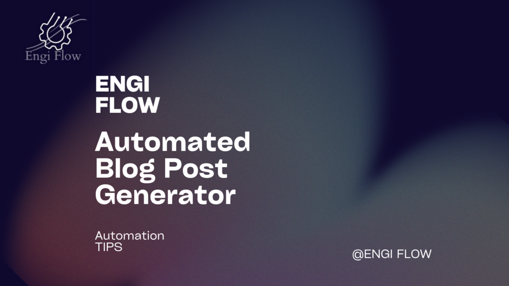 Automated Blog Post Generator