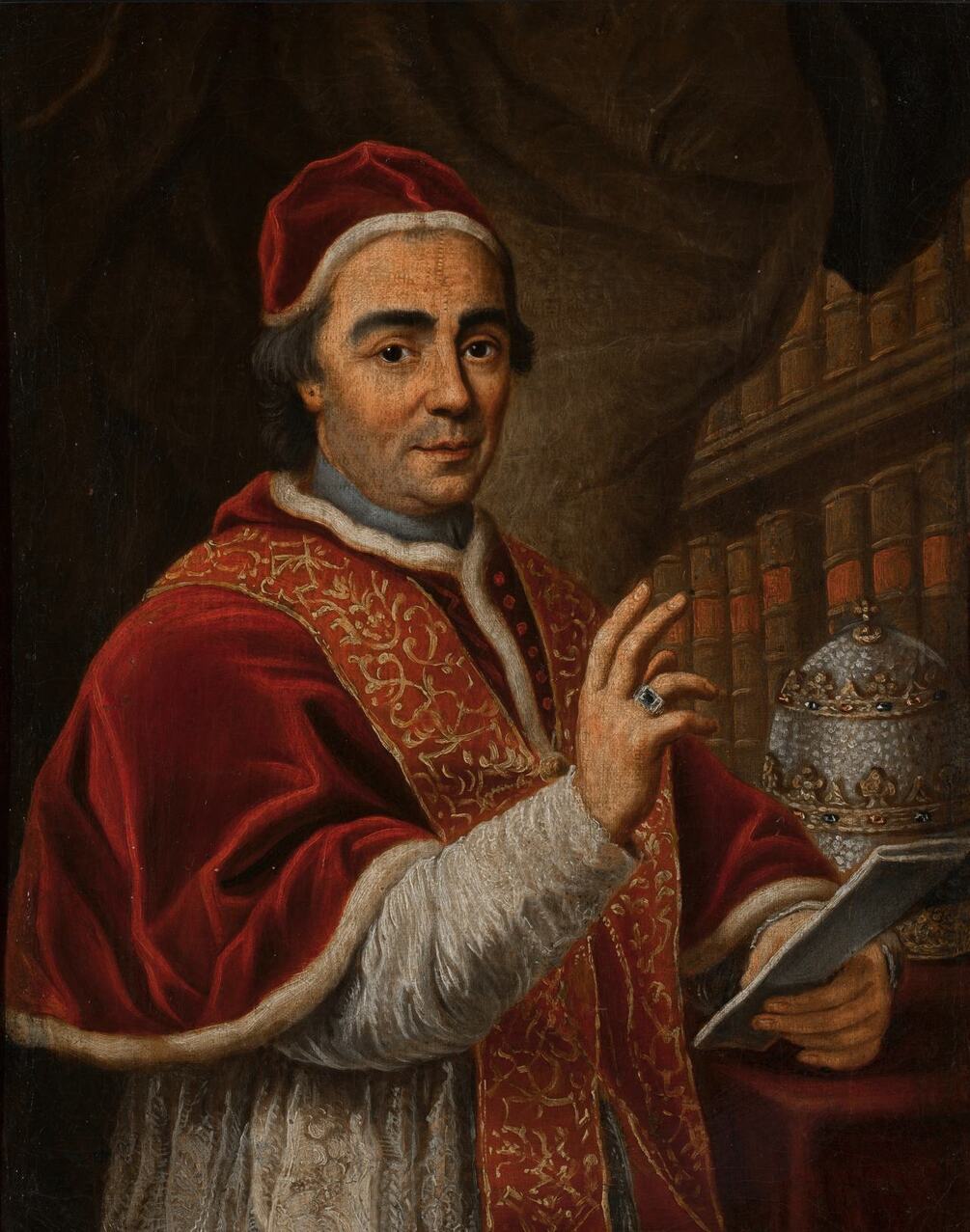 Portrait of pope Clement XIII by Anton Raphael Mengs