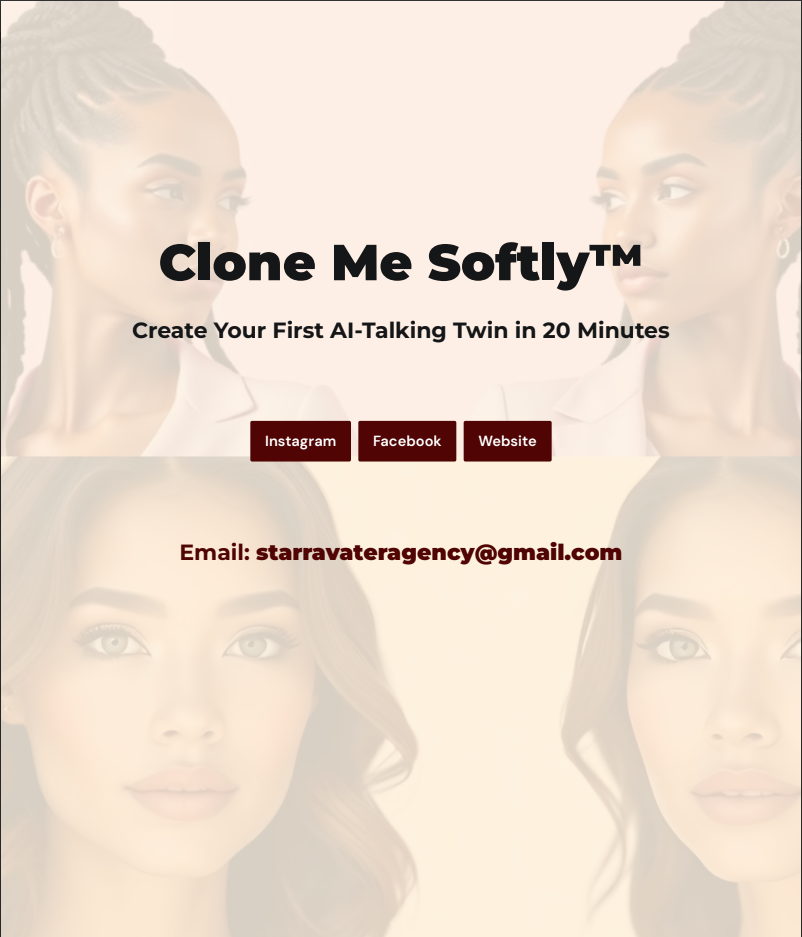 Clone Me Softly Build Your AI Avatar Twin in 10 Minutes No Tech Skills ...