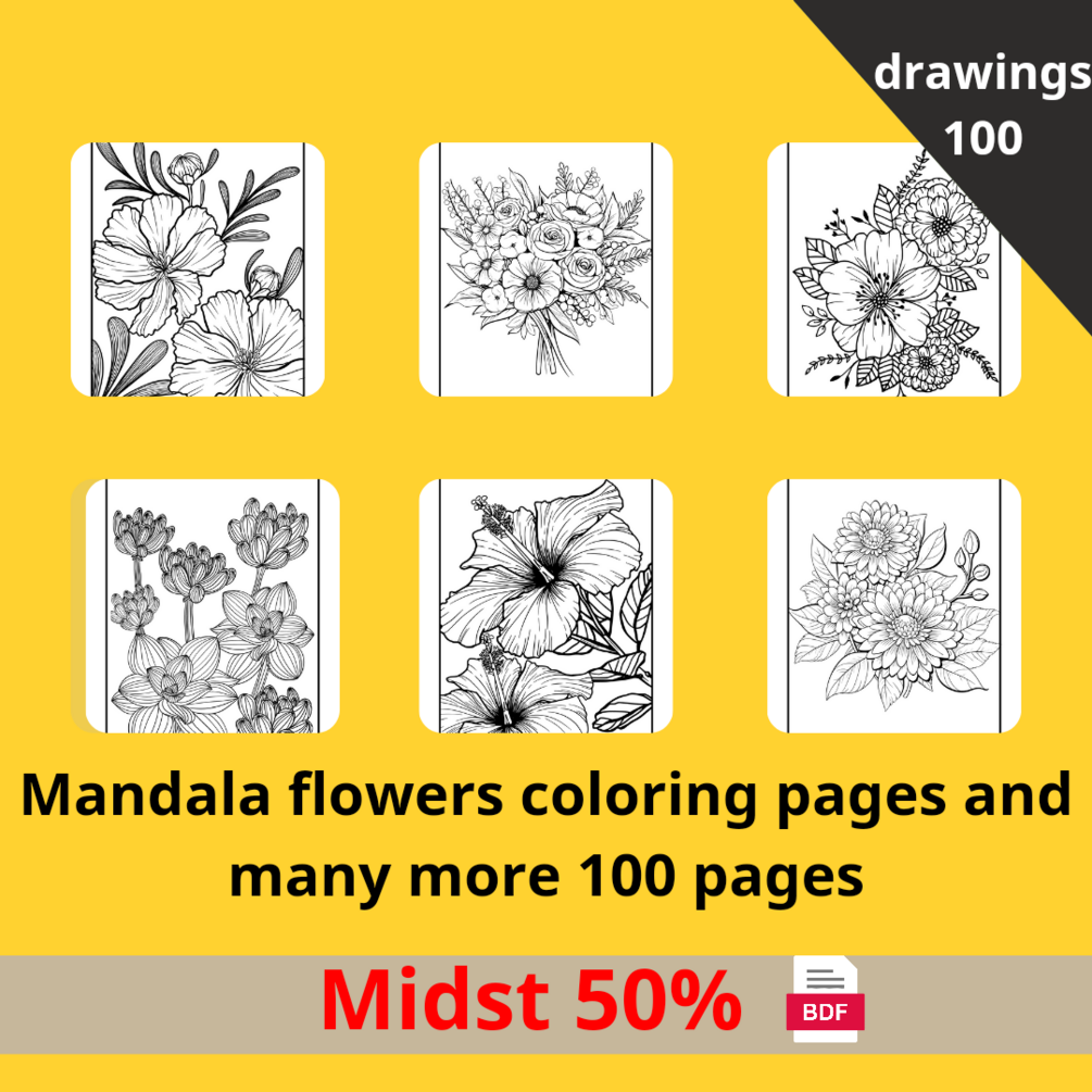 A wide range of coloring pages for children and adults from 100 pages ...