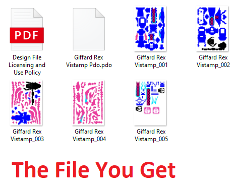 Giffard Rex Vistamp Template File (Kit File + Pdo File)