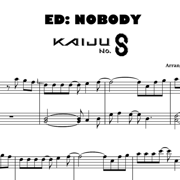 Kaiju No. 8 OP - 'Abyss' - YUNGBLUD [Piano Sheet Music / MIDI / WAV]