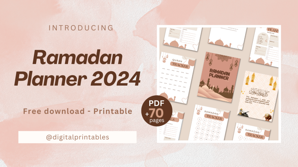 Ramadan Planner 2024