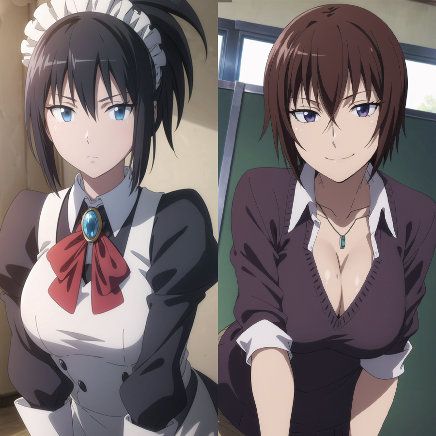 Dejima Sayaka & Yokoshima Naruko (Seitokai Yakuindomo)