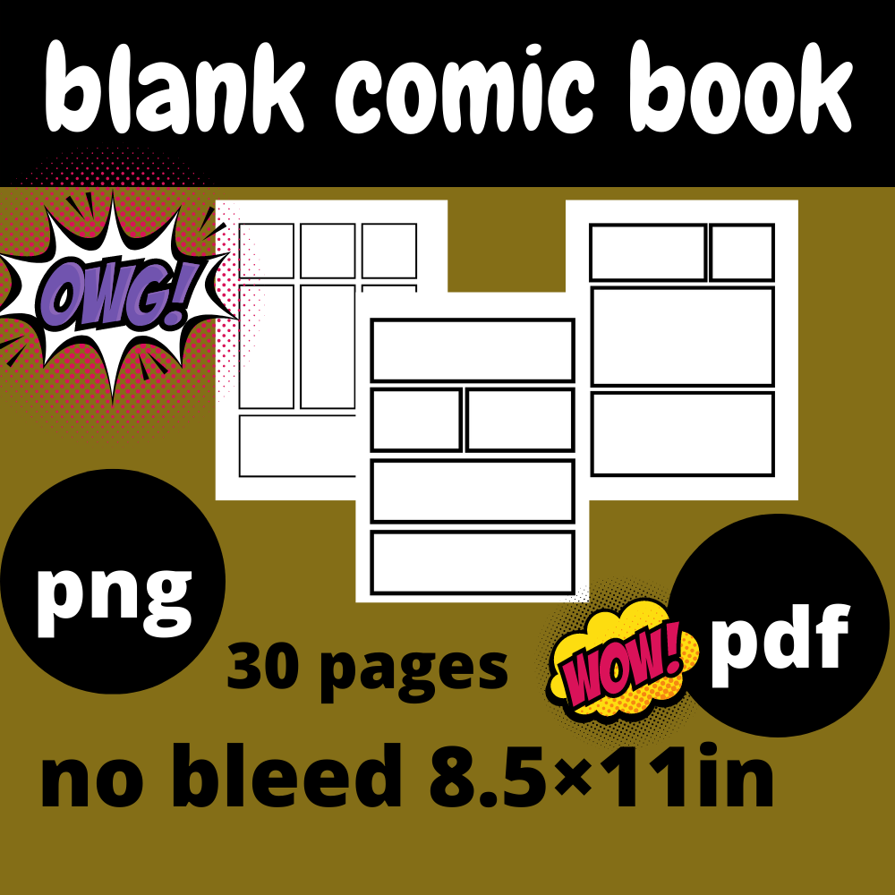 interior blanc comic book