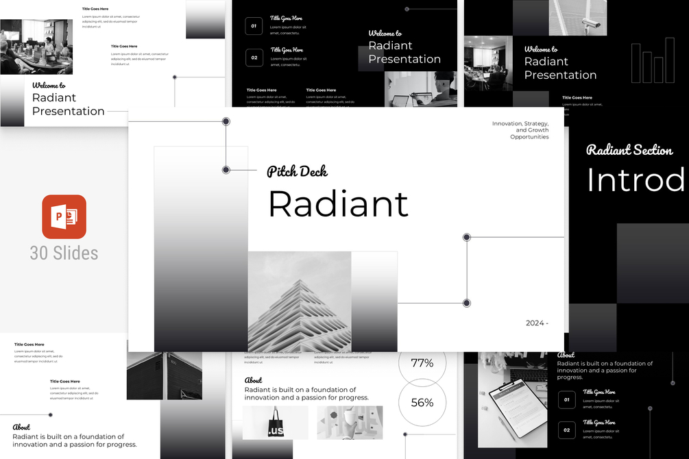 Radiant Presentation PowerPoint Template