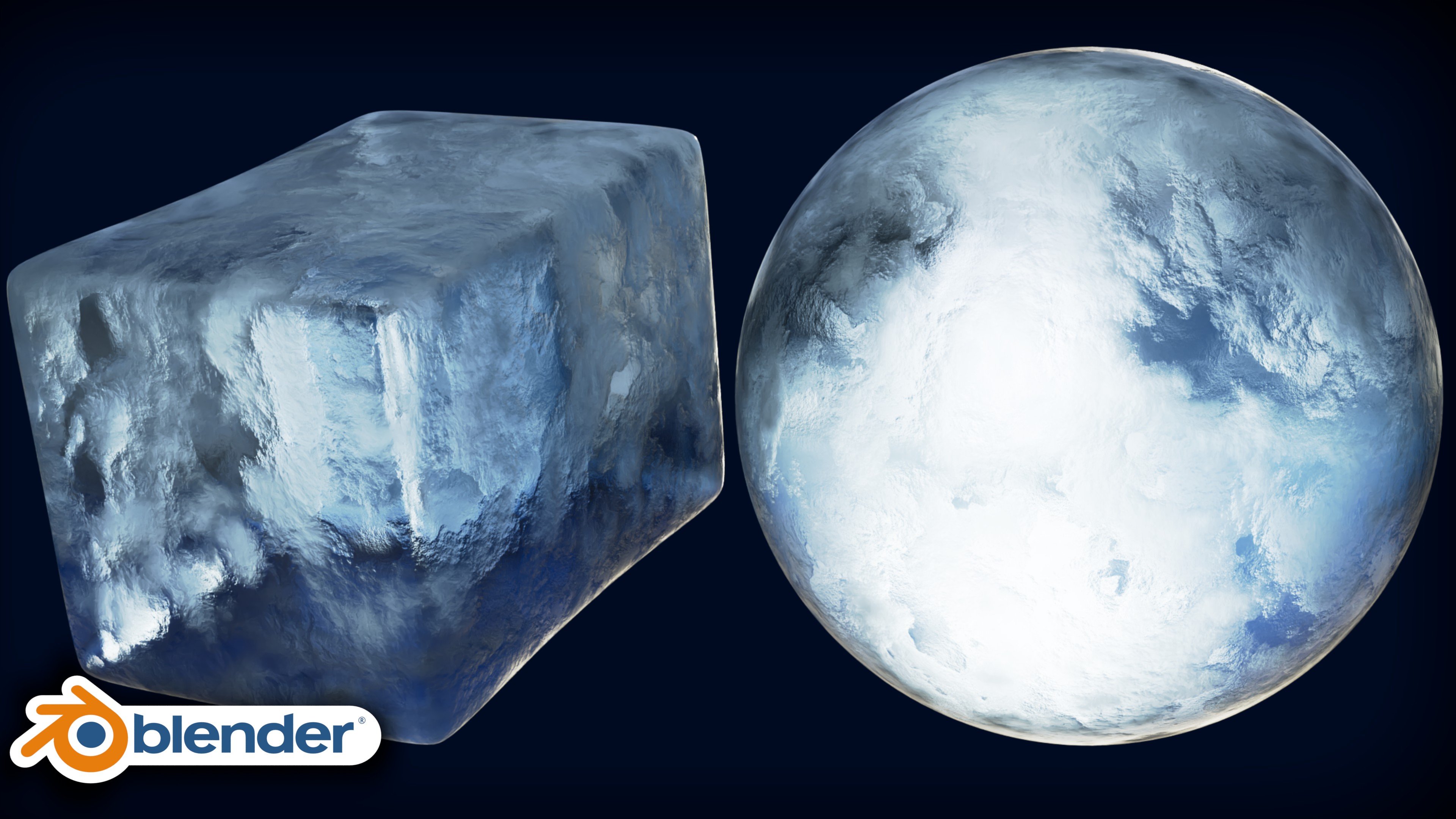 Procedural Ice Material 🧊 (Blender Tutorial) - Ryan King Art