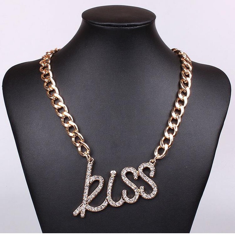"Kiss" Necklace Chain