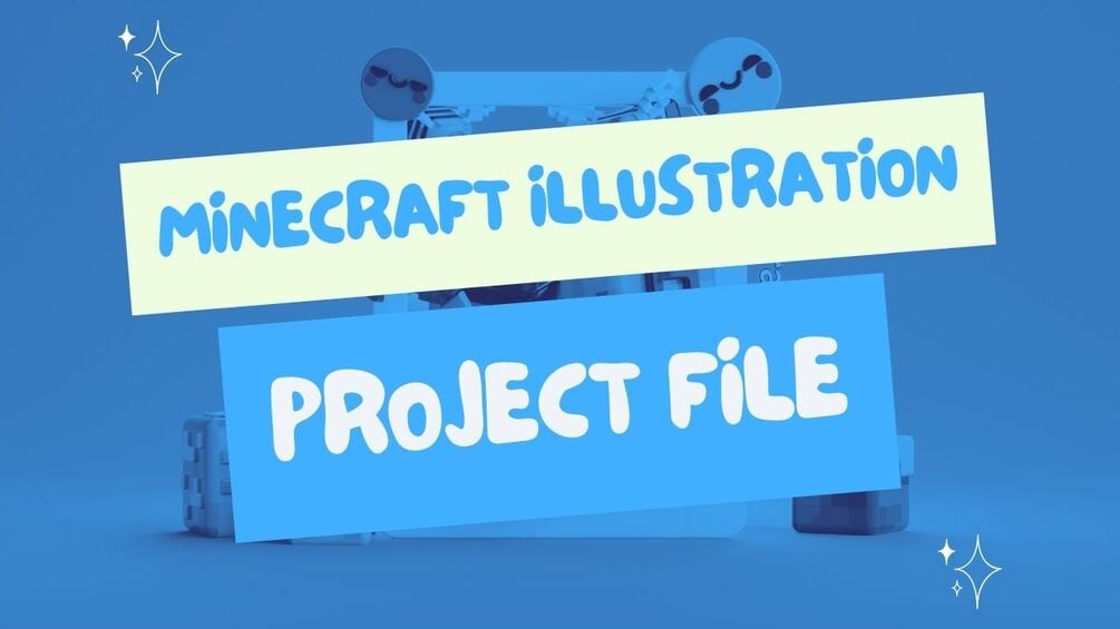 Minecraft 3D Illustration - Project File