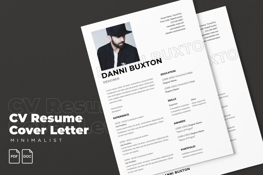 Danni Buxton - CV Resume Template