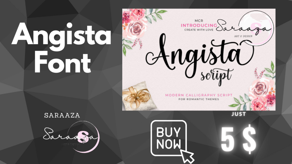 Angista Script Font